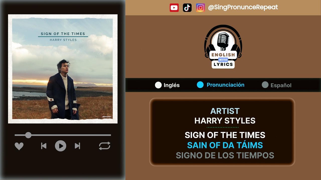 Aprende Inglés con Sign of the Times | Harry Styles - YouTube