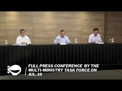 Covid-19 in Singapore: Full press conference by the Multi-Ministry Task ...