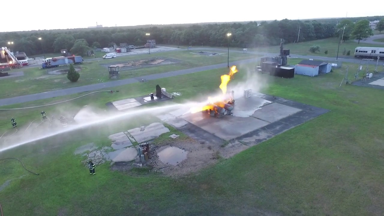 Suffolk County Fire Academy Drone Footage - YouTube