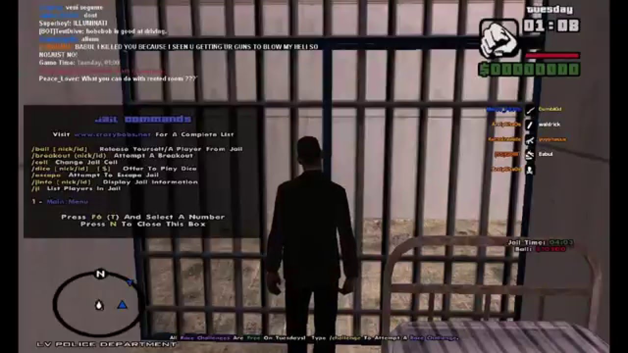 GTA SA-MP - Jail Escape FAIL - YouTube