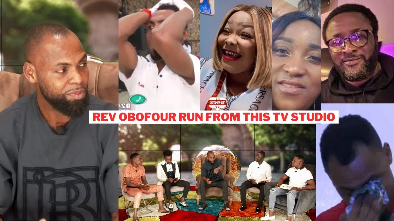 JUST IN-Rev Obofour Run From His Tv station After his Jnr Pastors Wait ...