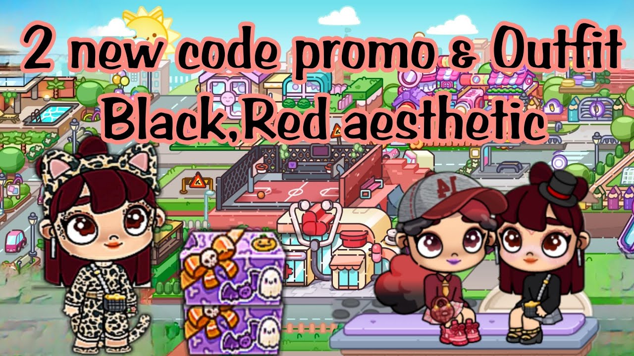 2 New Code Promo & Outfit Black,RedAedthetic #pazu #avatarworld # ...