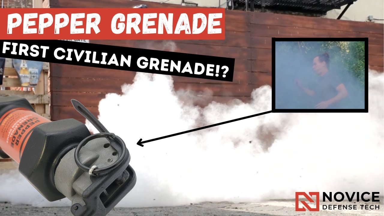 Pepper Grenade. The First Grenade a civilian can own. - YouTube