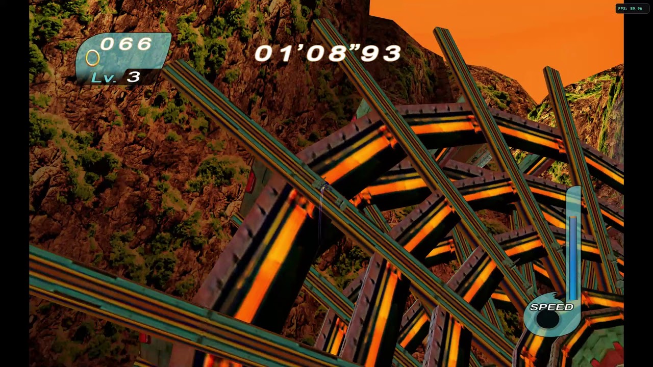 Sonic Riders Tournament Edition 1.2.1: Red Canyon w/ Sonic & Blue Star ...