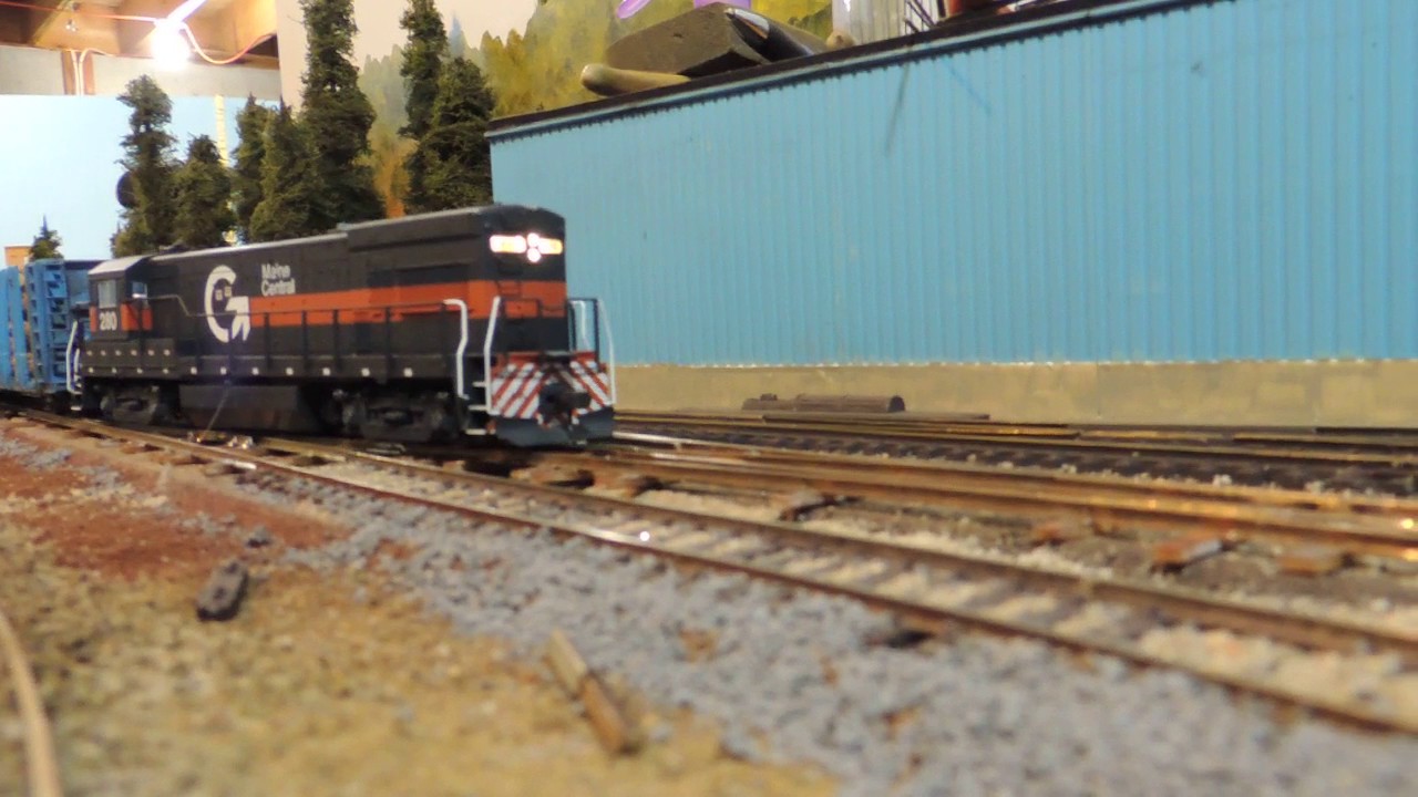 First train through new crossover - YouTube