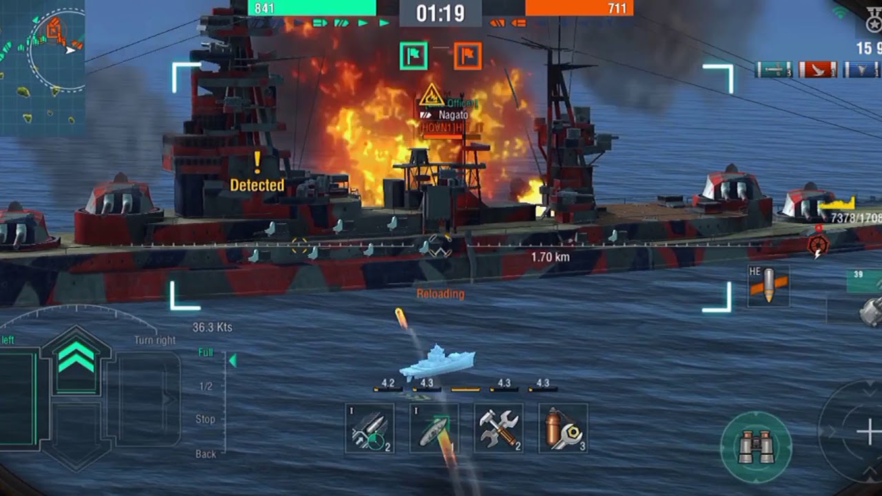 Hướng dẫn cách chơi World of war ships mobile - Phần 1 - Tàu hạng nhẹ ...