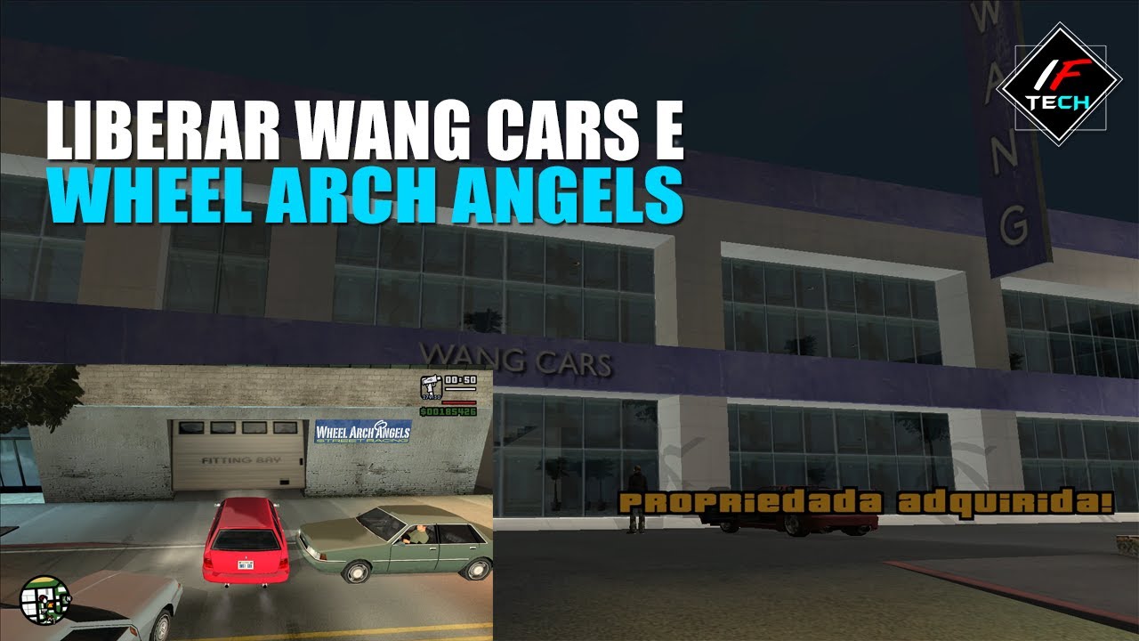 Como liberar a WANG CARS e garagem WHEEL ARCH ANGEL na prática (ANDROID ...