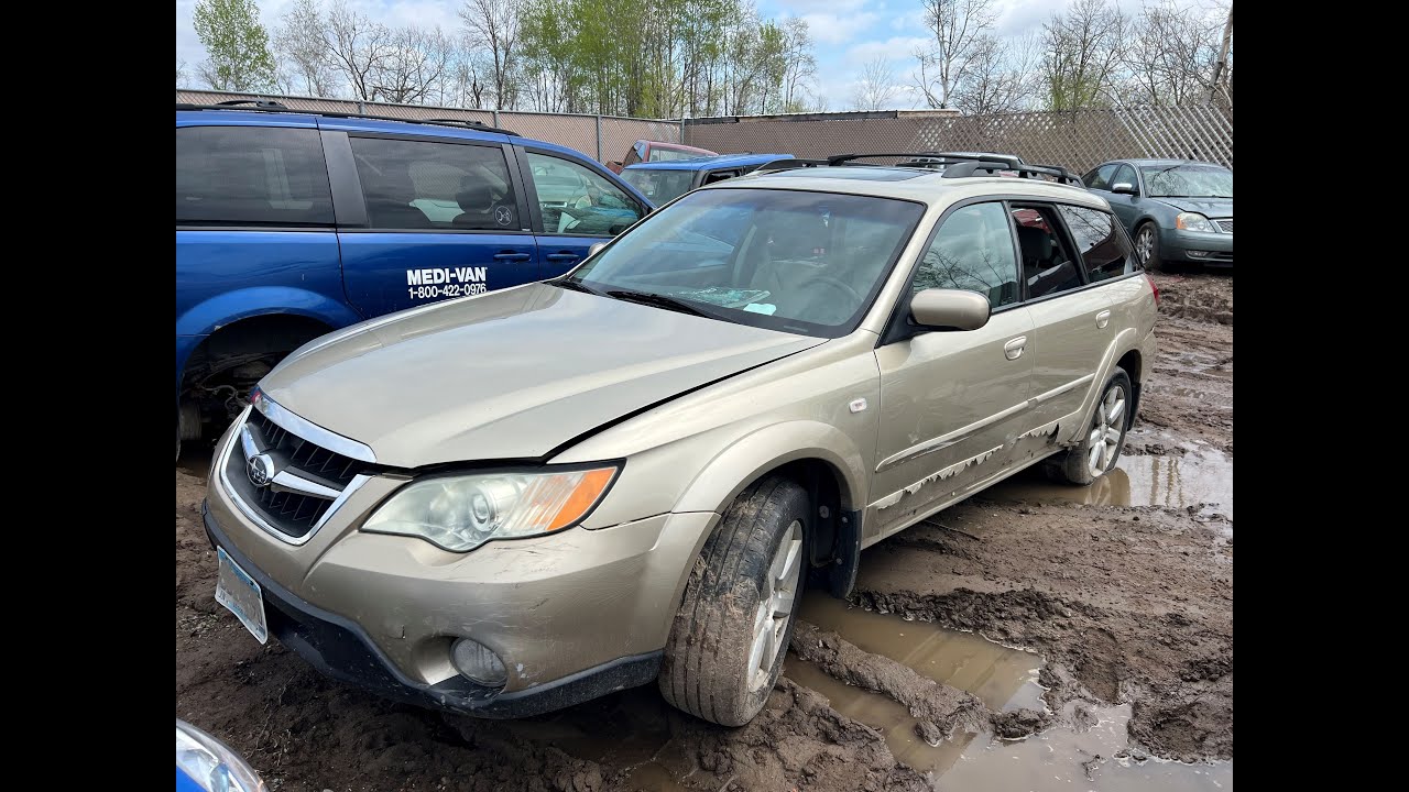 3D8101 - 2008 Legacy Outback Limited 2.5L AWD - YouTube