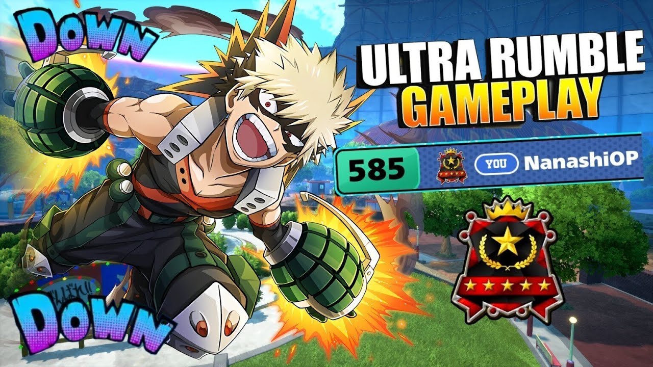 GOOD TEAMMATES = EZ WIN | ACE RANK GAMEPLAY | MY HERO ULTRA RUMBLE ...