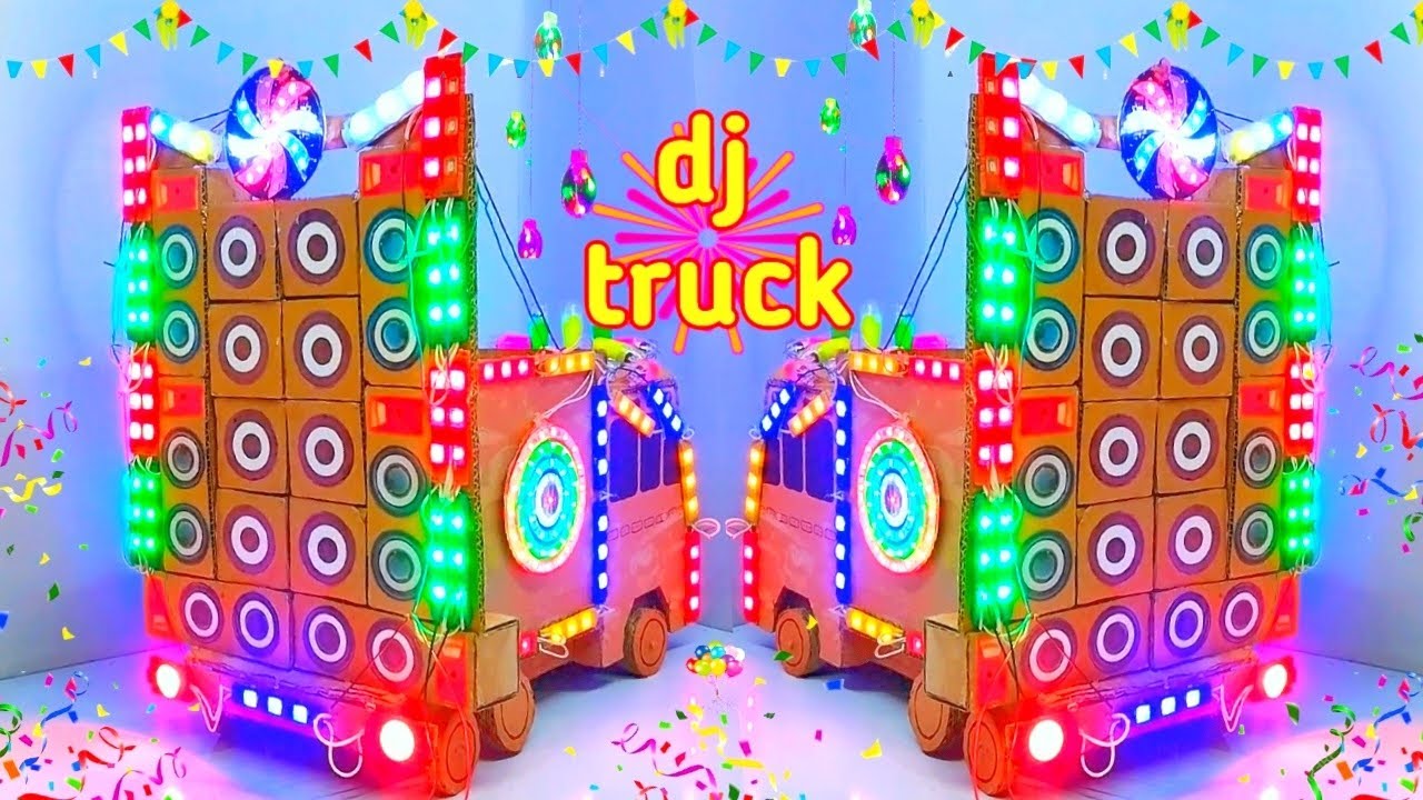DIY Mini Dj Truck Loading At-home Big Dj Setup Mini Dj Kese Banaye Dj ...