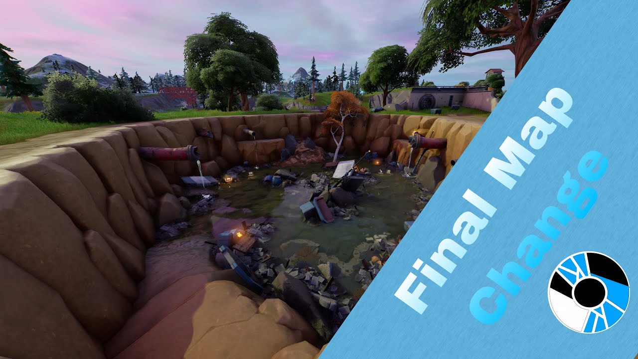 Third Sinkhole At Seven Outpost (Final Map Change) Fortnite Chapter 3 ...