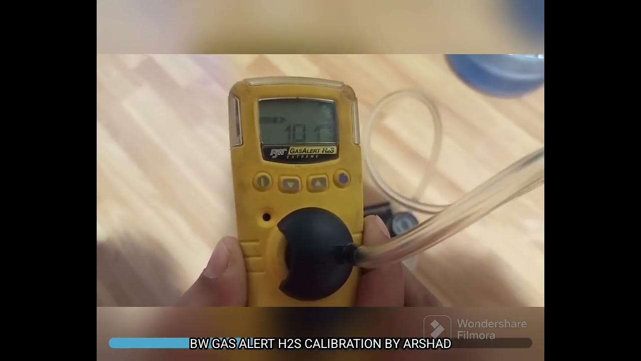 HOW TO DO CALIBRATE BW GAS ALERT H2S | HINDI | ARSHAD. - YouTube