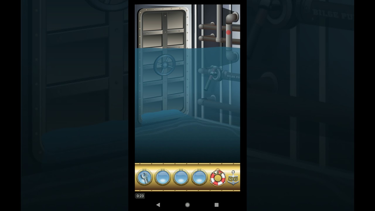 ESCAPE THE TITANIC WALK THROUGH WATER FILLING ROOM - YouTube