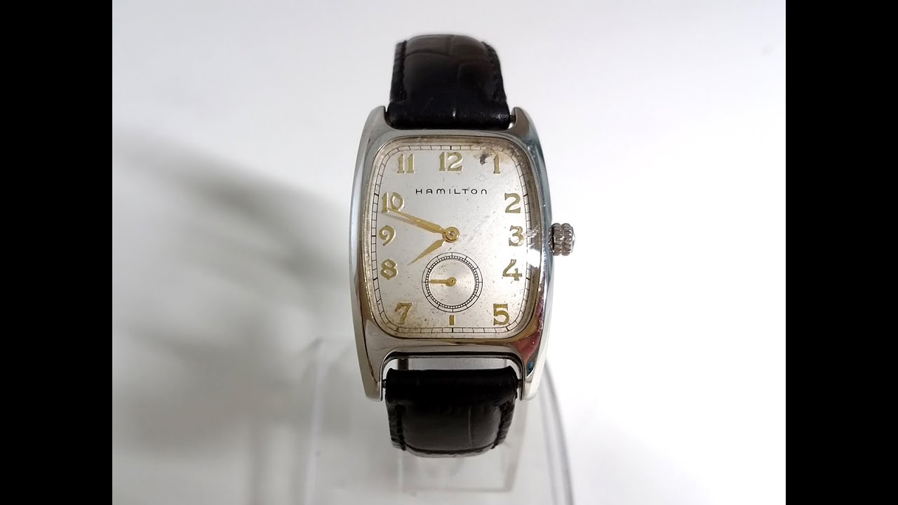 HAMILTON 071130 Quartz Wrist Watch with Small Seconds Hand - YouTube