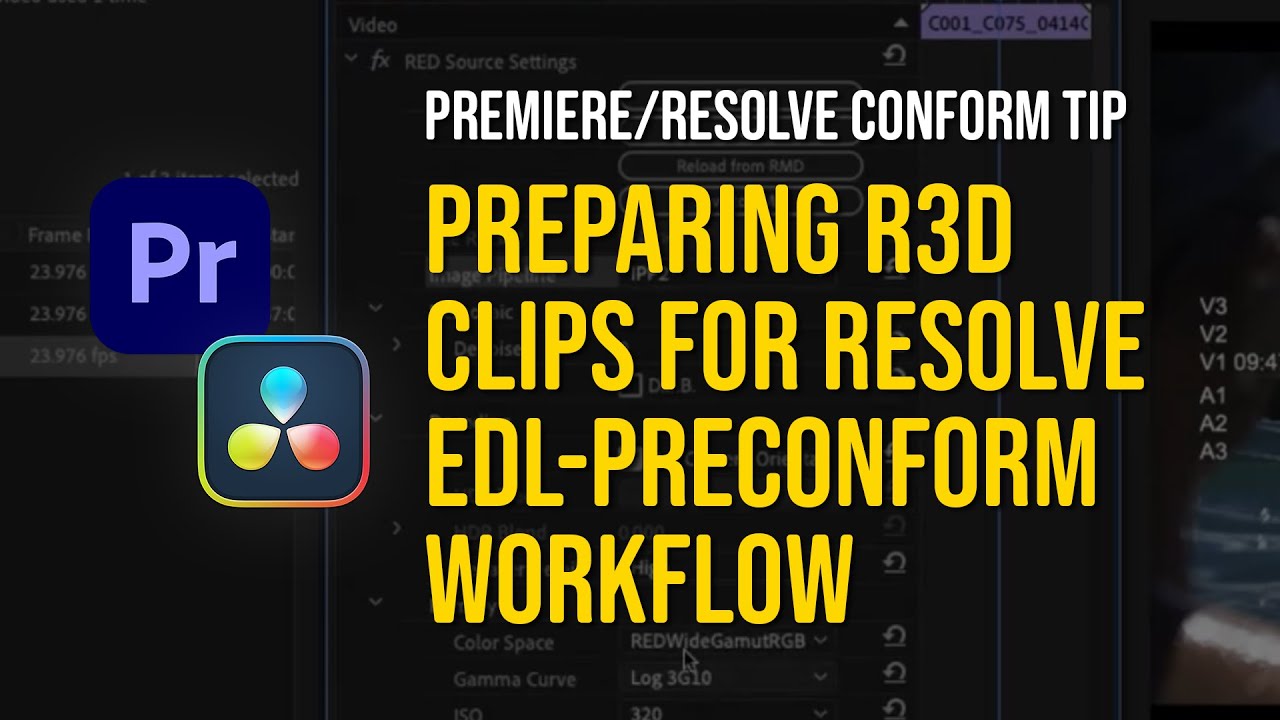 Properly handling R3D files in Premiere for exporting EDL Preconform ...