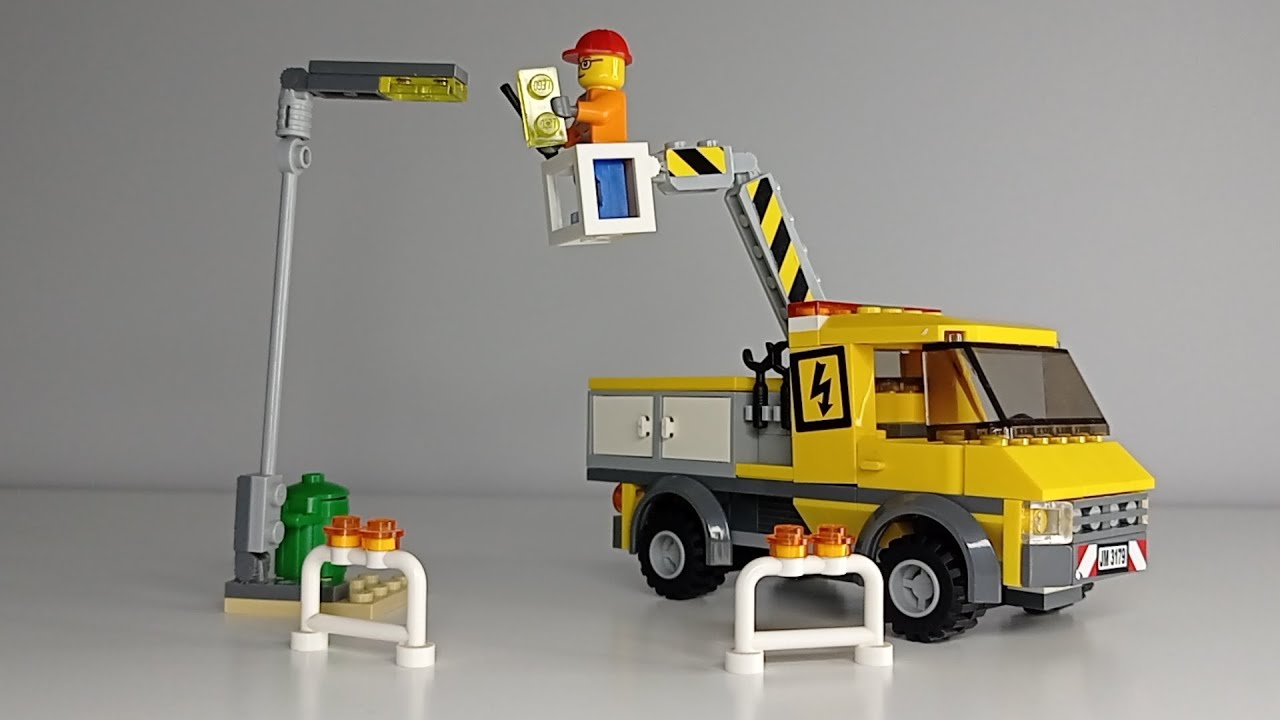 Lego City -3179-Repair Truck- Speed Build - YouTube