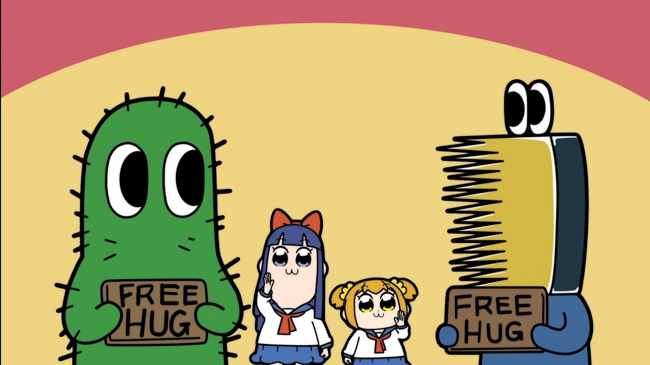 Just hug it out already! / Pop Team Epic S2 Episode 05 English Subbed ...