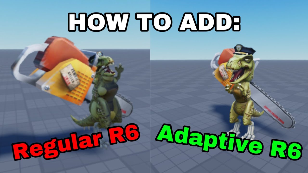HOW TO ADD ADAPTIVE R6 TO YOUR ROBLOX GAME! (Short Roblox Studio ...