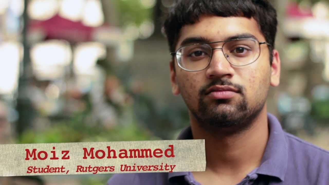 Moiz Mohammed, Rutgers Student Talks About NYPD Spying on MSA - YouTube