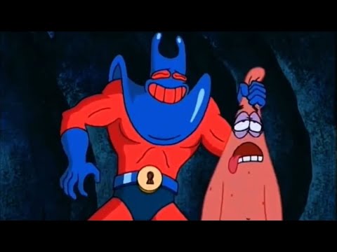 Spongebob - Man Ray whacks Patrick to a pulp! - YouTube