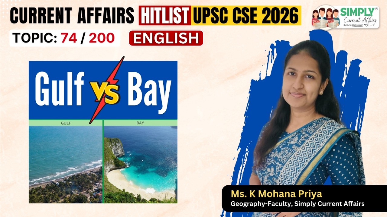 Hitlist (English) | Prelims 2026 | Gulf vs Bay (74/200) | UPSC | Ms ...