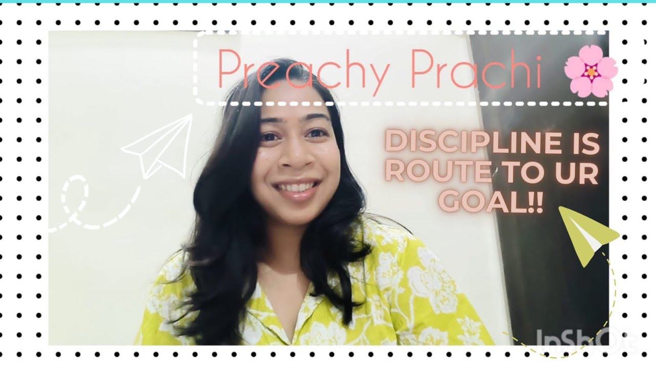 Discipline is the route to reach your goals 😄!! - YouTube