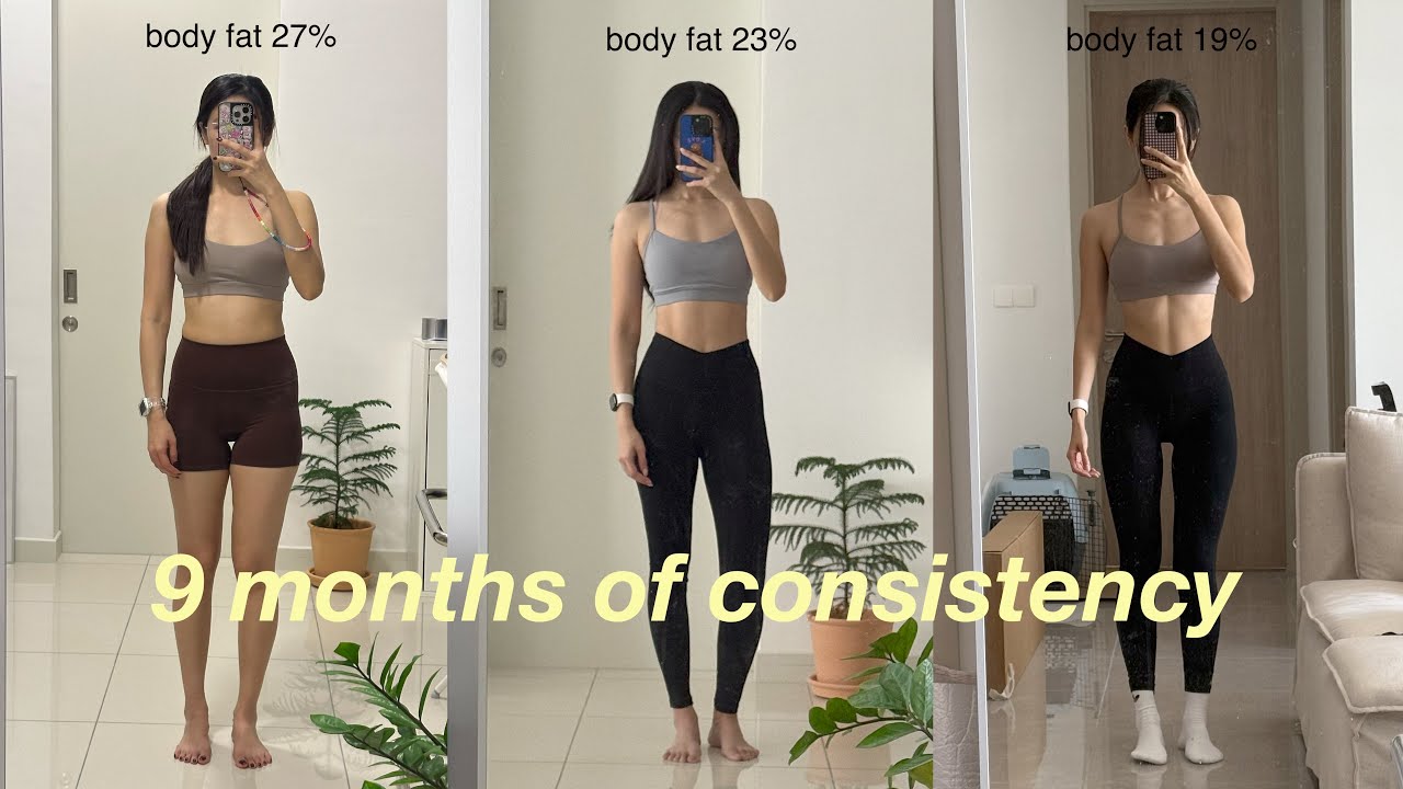 my 9-month journey of building muscle and losing fat - YouTube