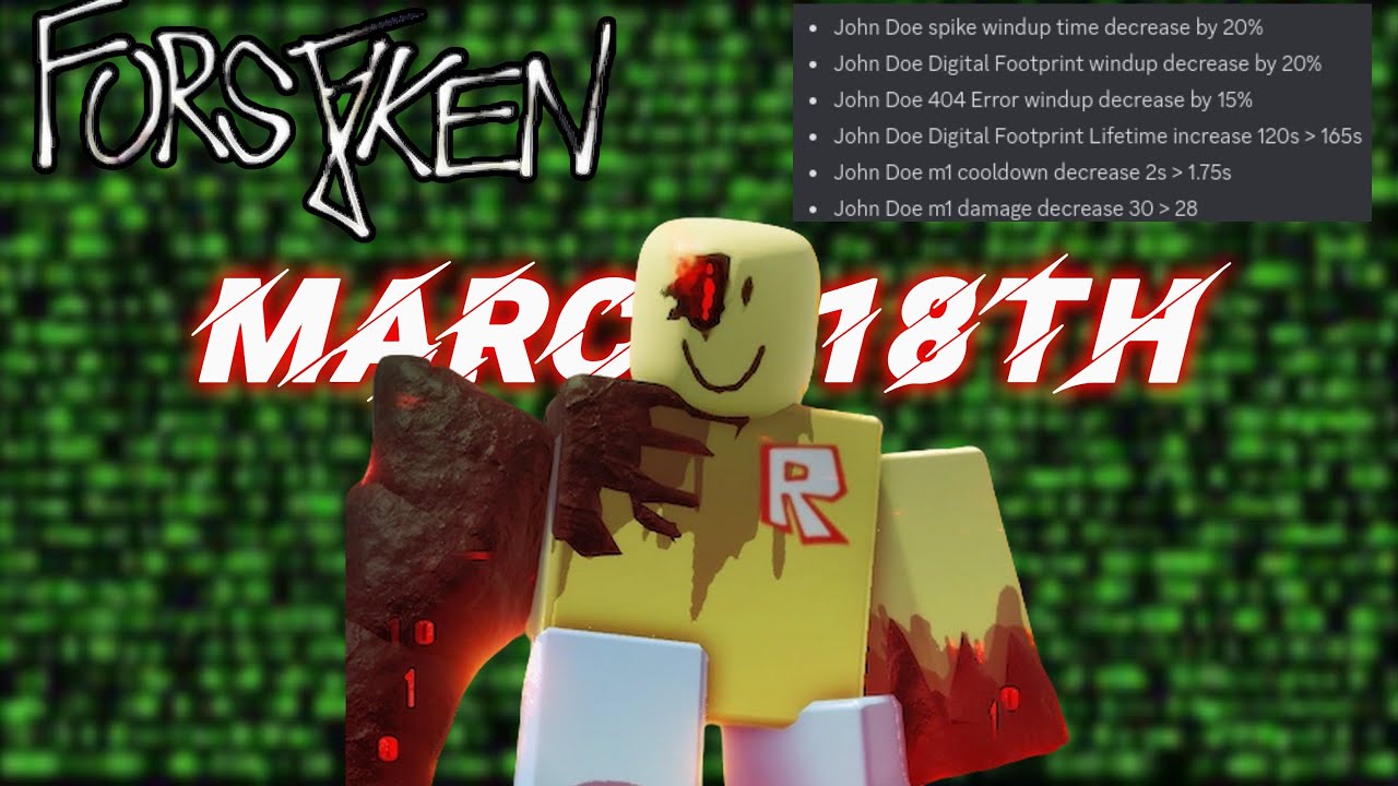 The INSANEST John Doe Buff In Forsaken... - YouTube