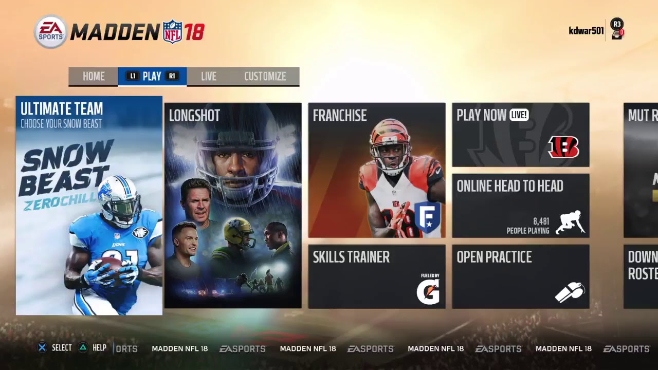 Madden 18 NBA 2k18 MLB the Show 17 - YouTube