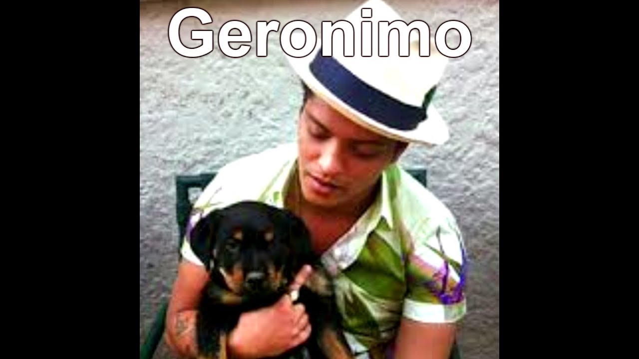 Bruno Mars And His Gorgeous Dog Geronimo - Long Distance - YouTube