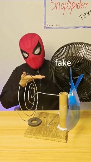 Make a perpetual motion fan using coils and magnet? #shorts #magic # ...