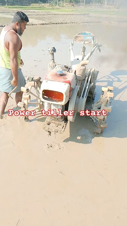 Big man power tiller tractor handel start #minitractor #tractor #subscribe - YouTube