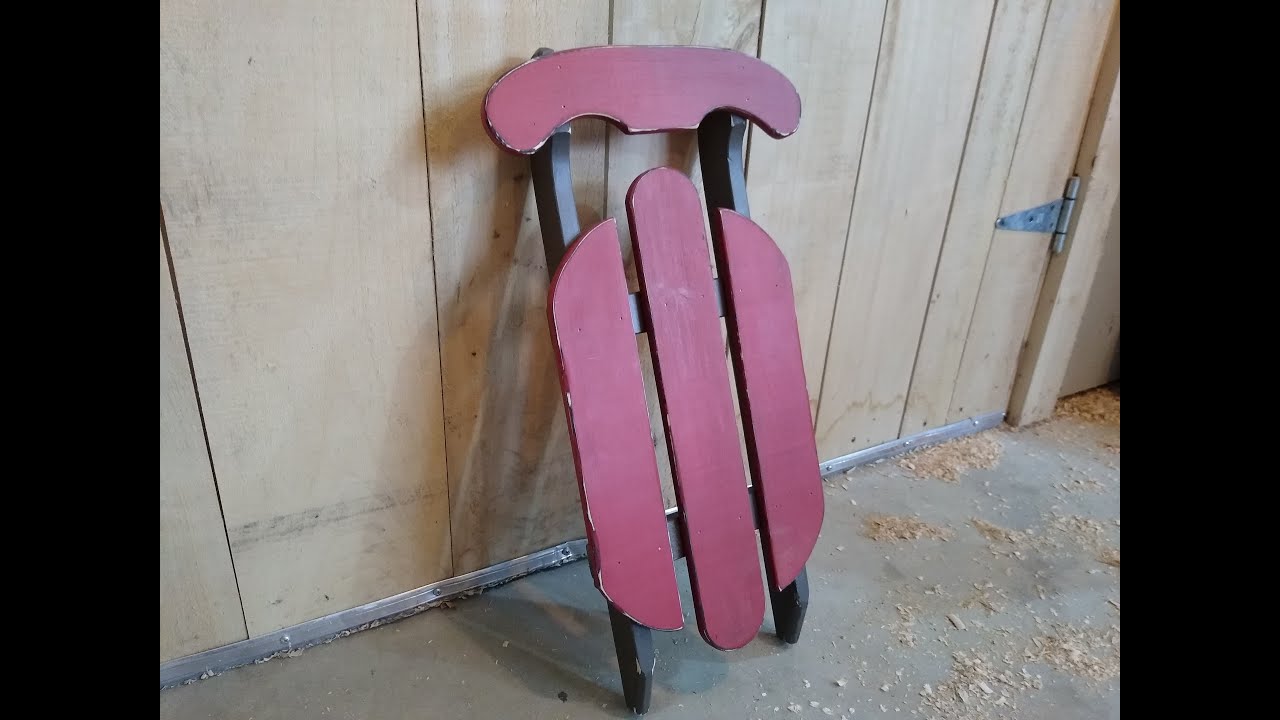 Making a small Christmas sled. - YouTube