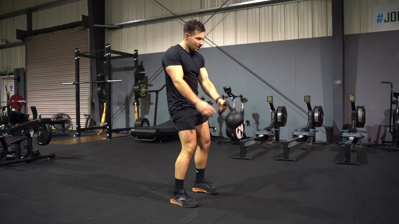 Single arm KB swing - YouTube