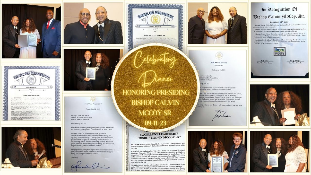 Celebratory Dinner Honoring Presiding Bishop Calvin McCoy Sr Video Soul ...