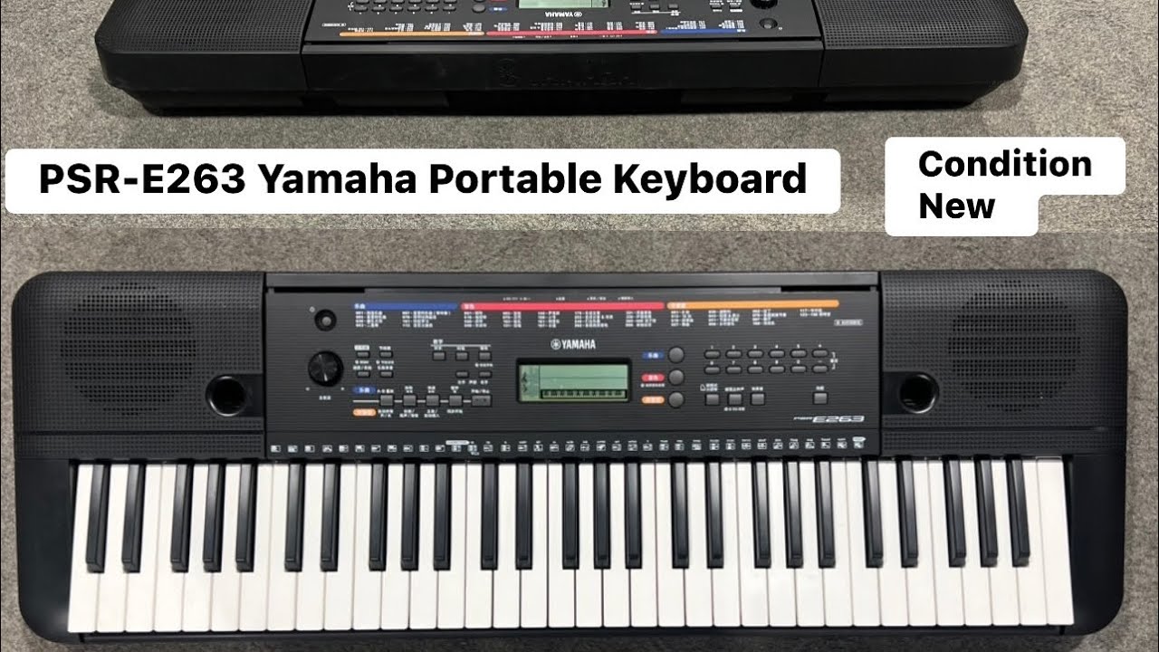 Yamaha PSR-E263 Yamaha portable keyboard 🎹 ( Wilson’s music instruments 03371476660 ) - YouTube