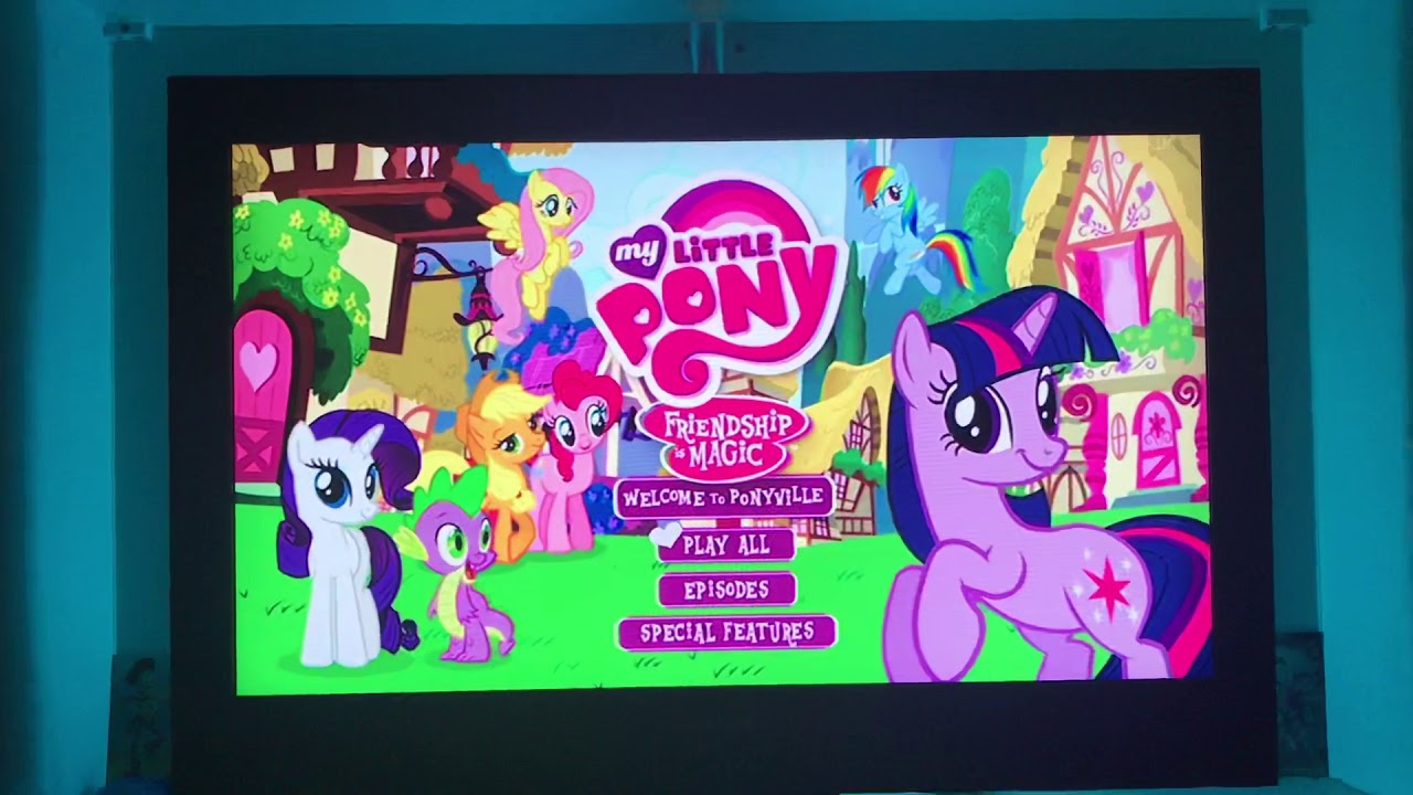 My Little Pony Welcome to Ponyville DVD Menu Walkthrough. - YouTube