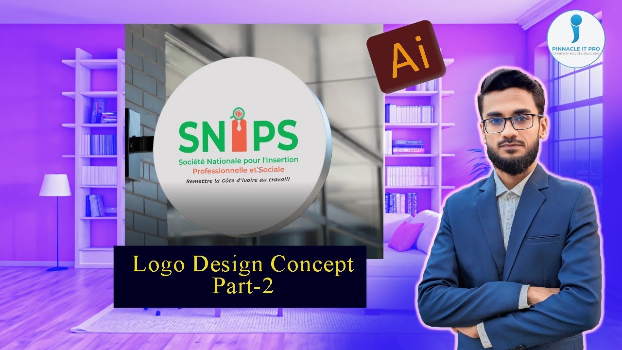 Illustrator Tutorial | Logo Design Concept Part 2 | Class 17 - YouTube
