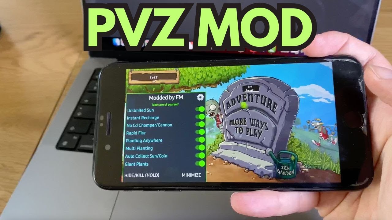 Plants vs Zombies MOD MENU iOS Android (v3.6.1) - YouTube