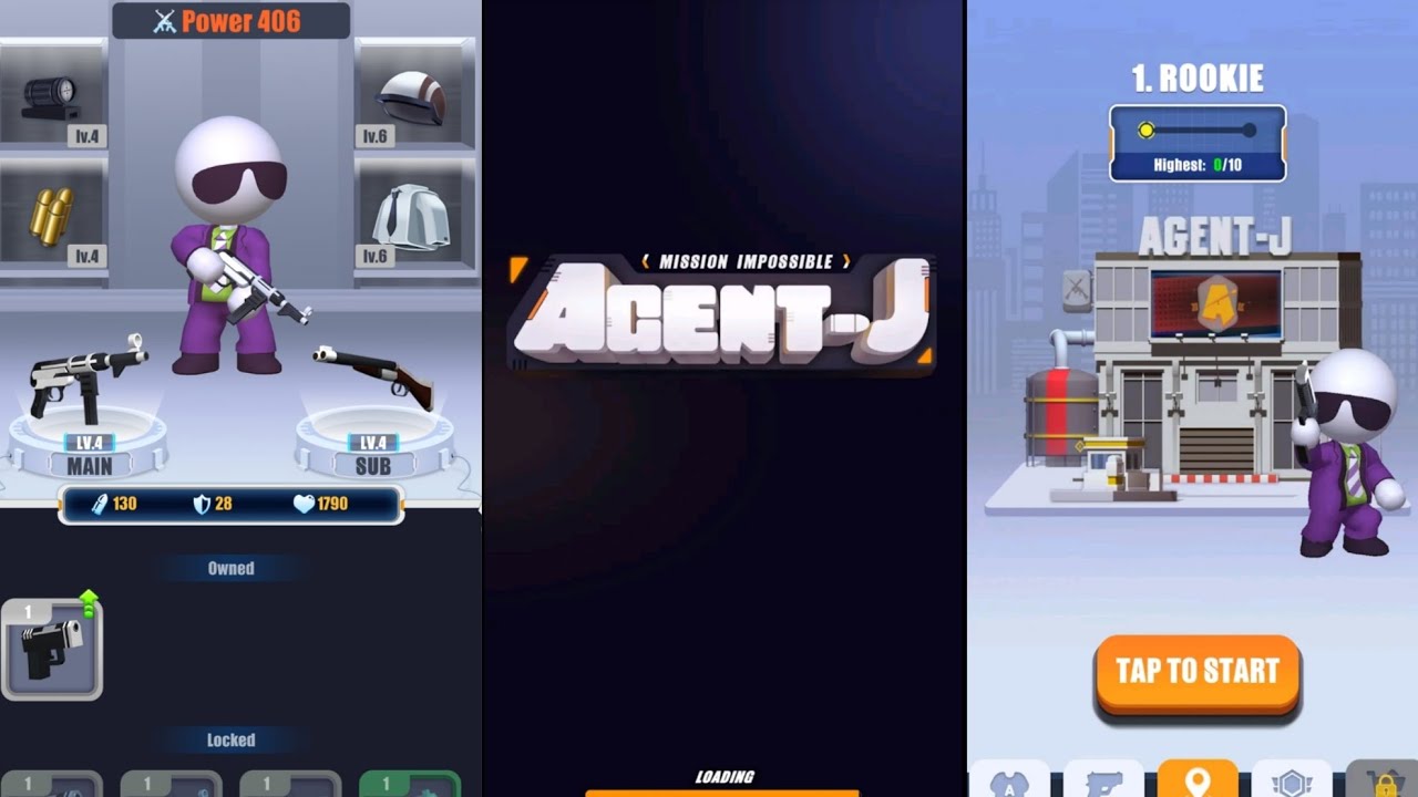 AGENT - J ( boss fight ) @Phantomplayground01 #viral#hunters#stickman# ...