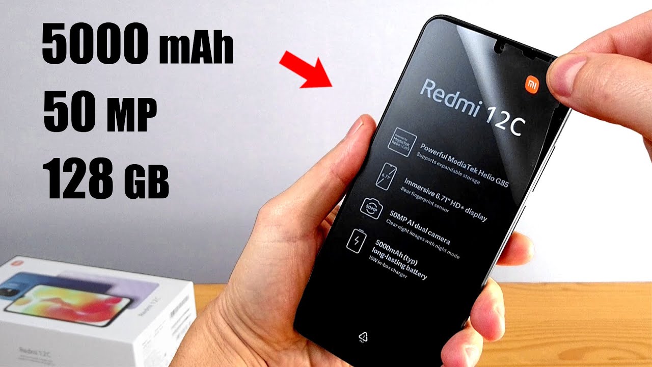 Best BUDGET Android Phone Under $200 in 2024? - Xiaomi Redmi 12C - YouTube