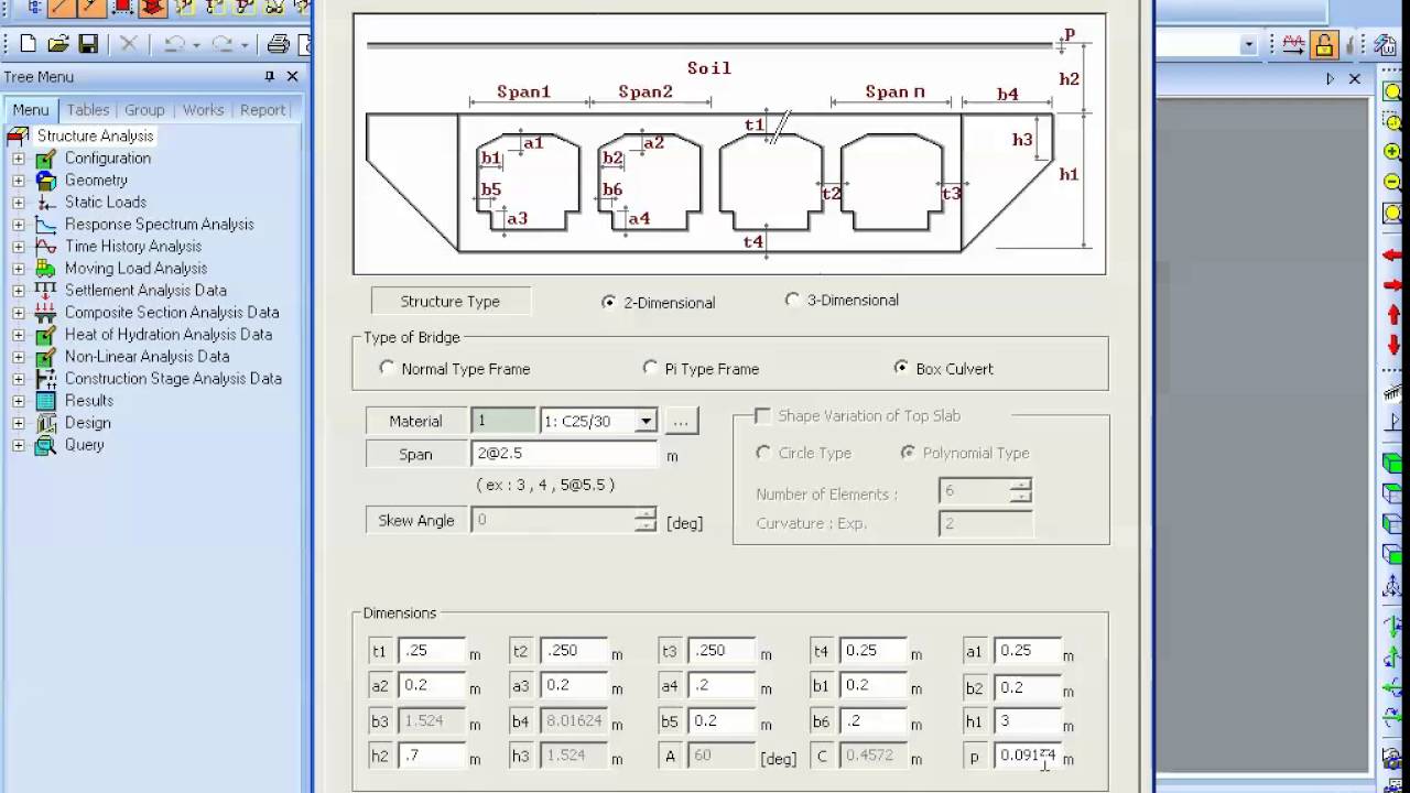 midas civil box culvert phan 1 - YouTube