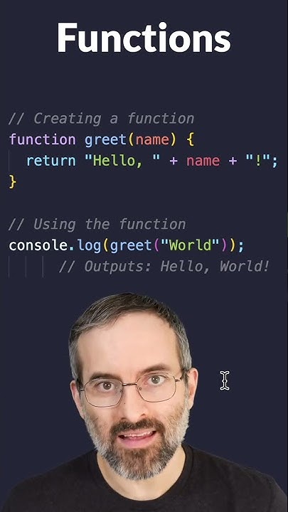 Learn JavaScript basics in 60 seconds - YouTube
