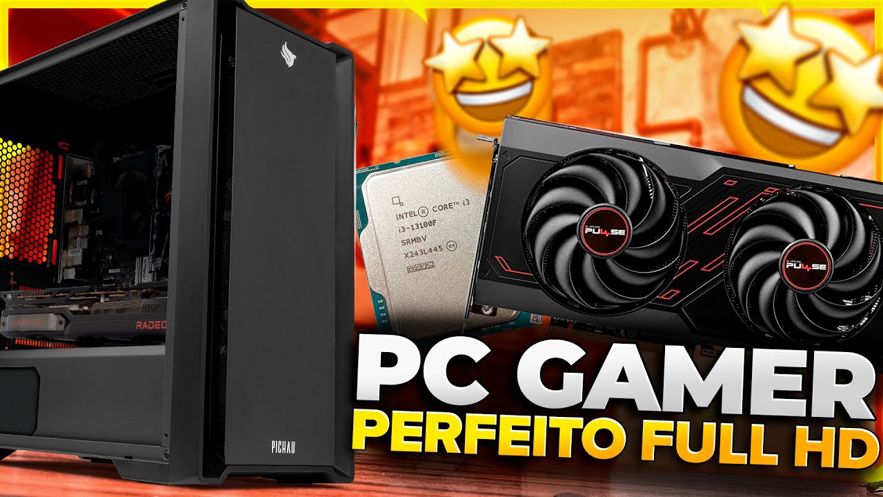 Montamos e Testamos PC GAMER Perfeito para Full HD com Alta Qualidade ...