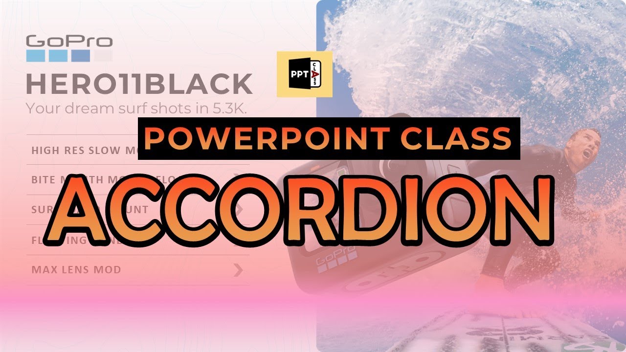 Accordion Menu Animation Powerpoint Template - YouTube