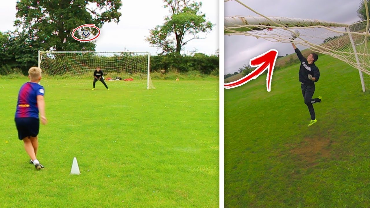 LEWIS CROSBIE VS BEN EAGLES - CRAZY SHOOTING CHALLENGES! Who is better ...