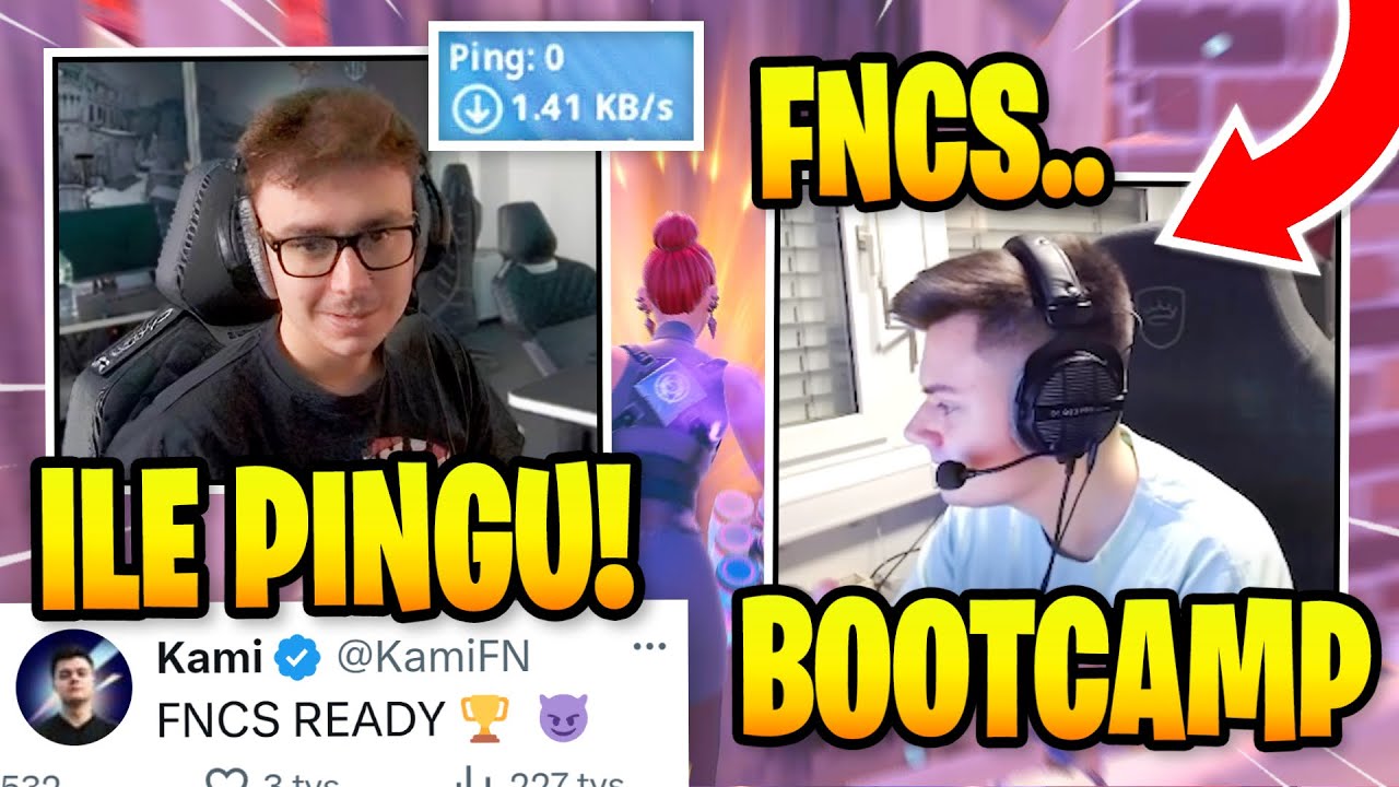 💥 KAMI I MIKSON GRAJĄ RELOAD NA BOOTCAMPIE PRZED FINAŁAMI FNCS ...