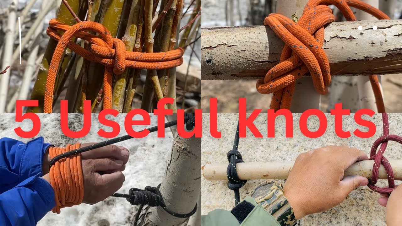 5 Most Useful and Incredible Knot for Human life#adventure #humanlife # ...