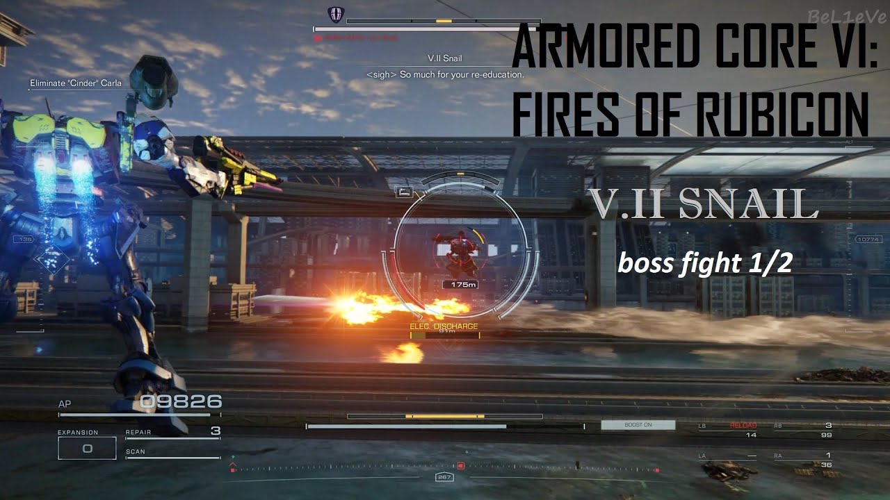 ARMORED CORE VI: FIRES OF RUBICON [PS5] V.II SNAIL boss fight 1/2 - YouTube