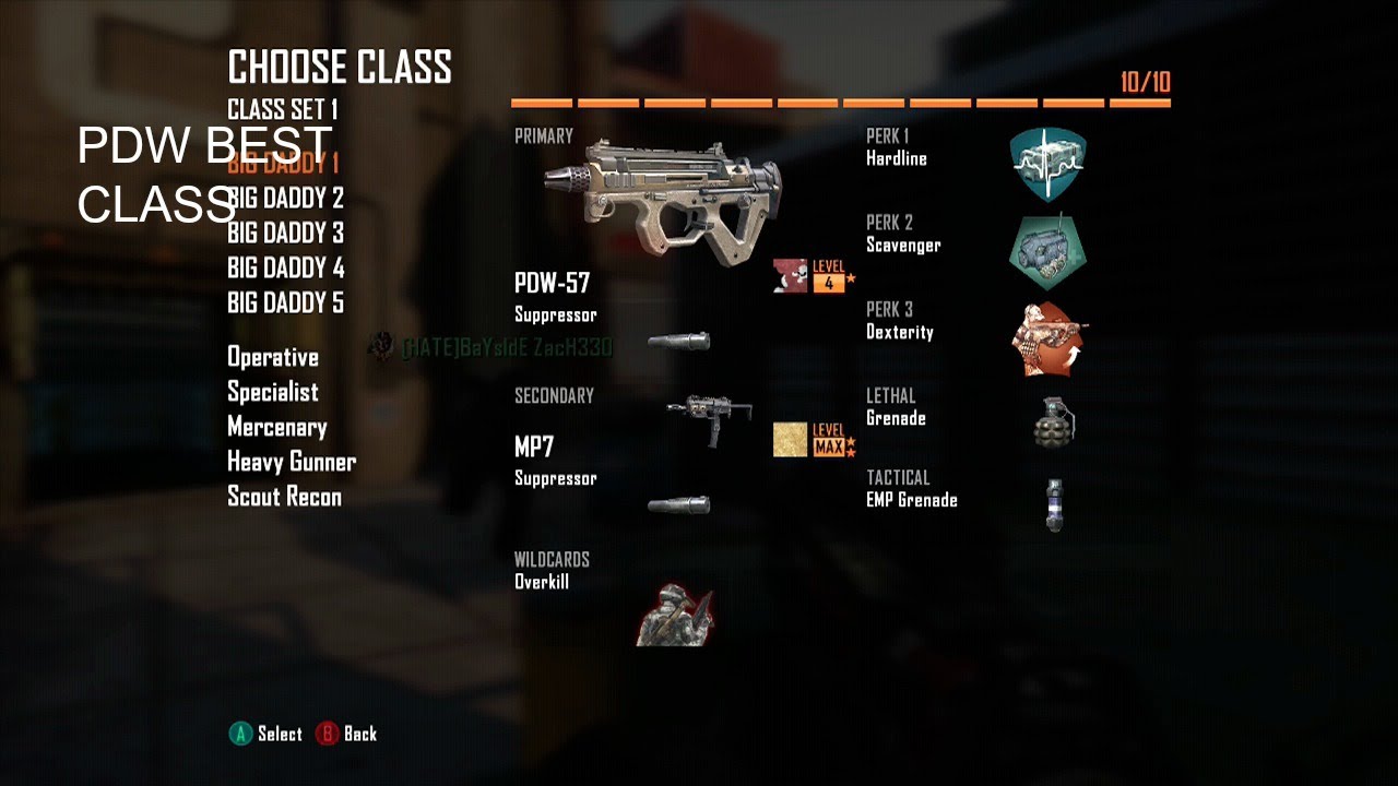 BO2: Call of Duty Black Ops 2 BEST CLASS SETUP PDW - YouTube
